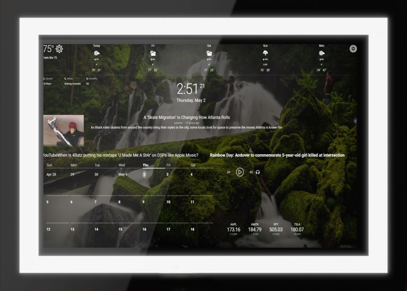 Customize Your Frameless DAKboard Smart Vanity Mirror - Choose Your Di ...